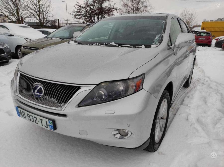 Grey Lexus RX 450h 2009 in Panevezys, with an engine capacity of 3.46 L and mileage of 279 thousand km for 9500 €, photo 5 on AUTOMOTO.COM.LV