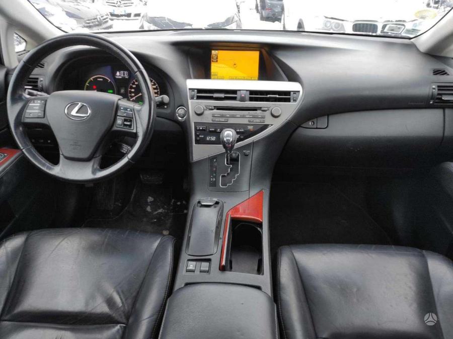 Grey Lexus RX 450h 2009 in Panevezys, with an engine capacity of 3.46 L and mileage of 279 thousand km for 9500 €, photo 15 on AUTOMOTO.COM.LV