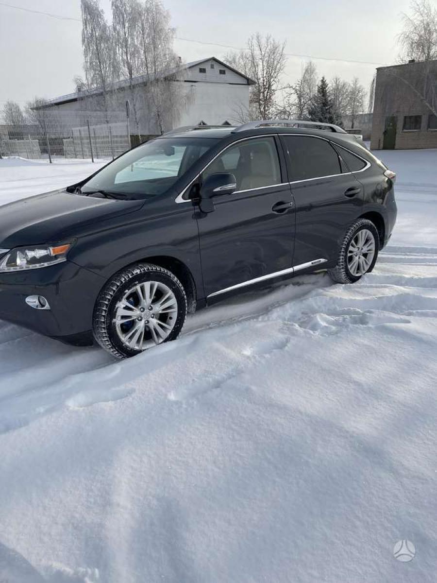 Grey Lexus RX 450h 2009 in Alytus, with an engine capacity of 3.46 L and mileage of 323 thousand km for 10300 €, photo 9 on AUTOMOTO.COM.LV