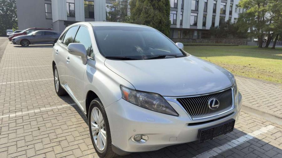 Pelēks Lexus RX 450h 2009 Panevēža, ar dzinēja tilpumu 3.50 L un nobraukumu 270 tūkst. km par 9500 €, foto 10 vietnē AUTOMOTO.COM.LV