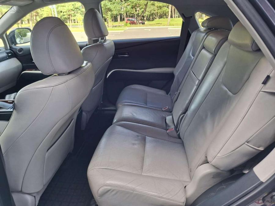 Pelēks Lexus RX 450h 2009 Utena, ar dzinēja tilpumu 3.46 L un nobraukumu 350 tūkst. km par 8400 €, foto 21 vietnē AUTOMOTO.COM.LV