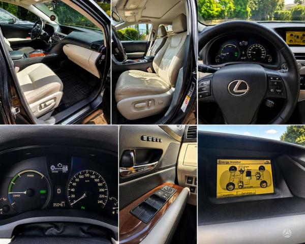 Grey Lexus RX 450h 2009 in Utena, with an engine capacity of 3.50 L and mileage of 35 thousand km for 8350 €, photo 7 on AUTOMOTO.COM.LV