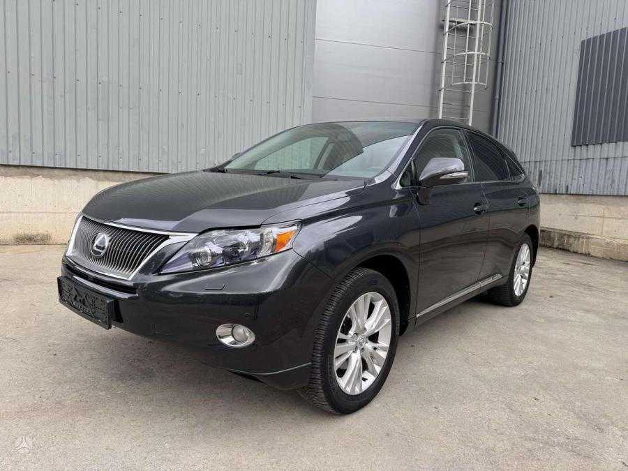 Pelēks Lexus RX 450h 2009 Alīta, ar dzinēja tilpumu 3.50 L un nobraukumu 230 tūkst. km par 12400 €, foto 1 vietnē AUTOMOTO.COM.LV
