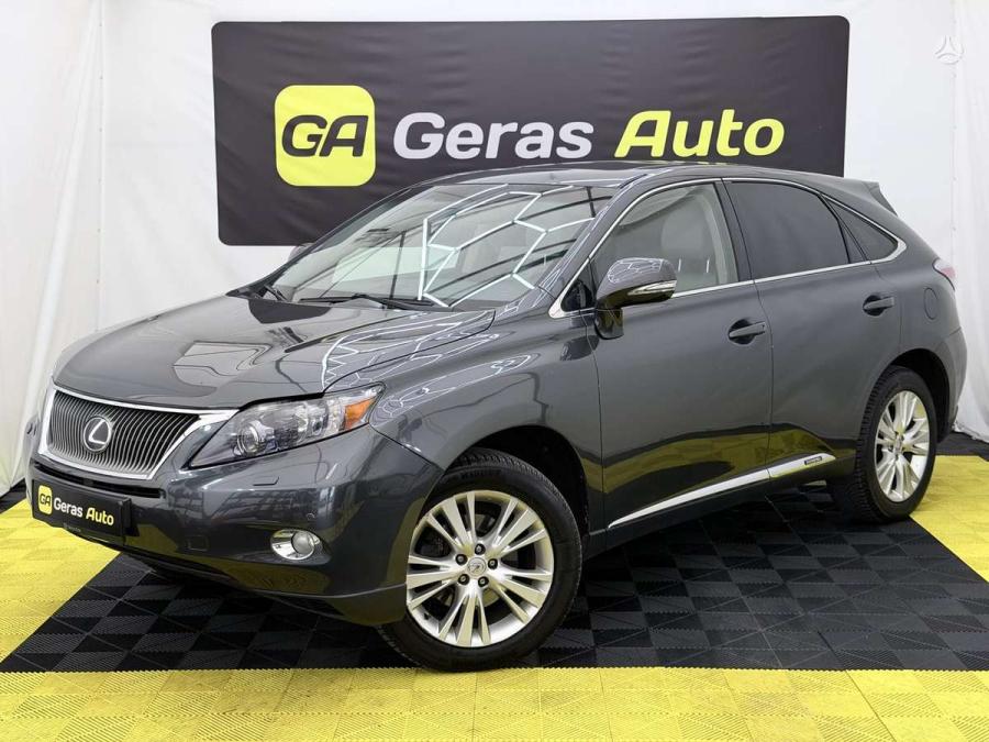 Pelēks Lexus RX 450h 2009 Viļņa, ar dzinēja tilpumu 3.46 L un nobraukumu 219 tūkst. km par 10999 €, foto 1 vietnē AUTOMOTO.COM.LV