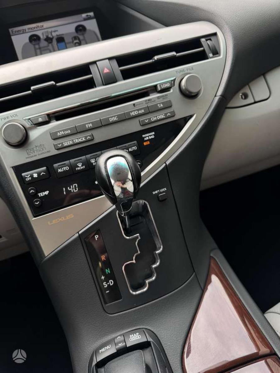 Pelēks Lexus RX 450h 2009 Alīta, ar dzinēja tilpumu 3.50 L un nobraukumu 230 tūkst. km par 11950 €, foto 16 vietnē AUTOMOTO.COM.LV