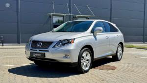Pelēks Lexus RX 450h 2010 Viļņa, ar dzinēja tilpumu 3.50 L un nobraukumu 171 tūkst. km par 12990 €, foto  vietnē AUTOMOTO.COM.LV