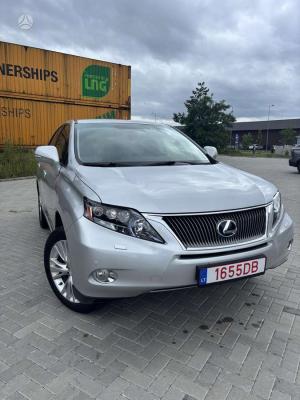 Pelēks Lexus RX 450h 2010 Viļņa, ar dzinēja tilpumu 3.50 L un nobraukumu 148 tūkst. km par 10650 €, foto  vietnē AUTOMOTO.COM.LV