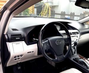 Pelēks Lexus RX 450h 2010 Kaišiadorys, ar dzinēja tilpumu 3.46 L un nobraukumu 295 tūkst. km par 10200 €, foto 7 vietnē AUTOMOTO.COM.LV