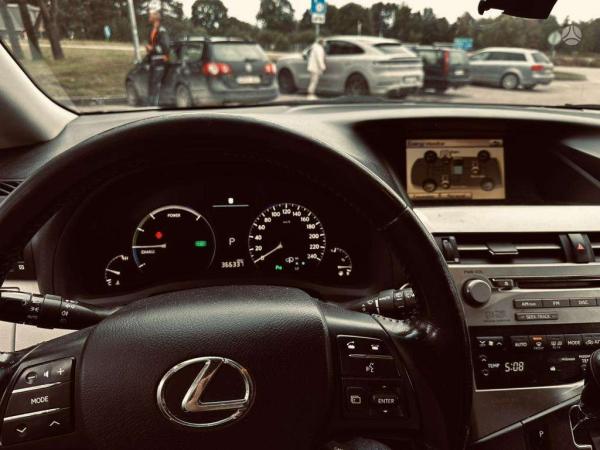 Grey Lexus RX 450h 2010 in Panevezys, with an engine capacity of 3.46 L and mileage of 366 thousand km for 8200 €, photo 6 on AUTOMOTO.COM.LV