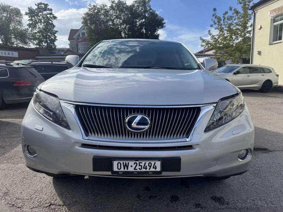 Grey Lexus RX 450h 2010 in Vilnius, with an engine capacity of 3.50 L and mileage of 221 thousand km for 11500 €, photo 1 on AUTOMOTO.COM.LV
