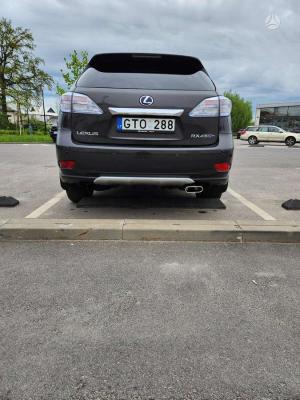 Grey Lexus RX 450h 2010 in Vilnius, with an engine capacity of 3.46 L and mileage of 191 thousand km for 10500 €, photo 5 on AUTOMOTO.COM.LV