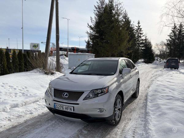 Grey Lexus RX 450h 2011 in Vilnius, with an engine capacity of 3.50 L and mileage of 316 thousand km for 9200 €, photo 3 on AUTOMOTO.COM.LV