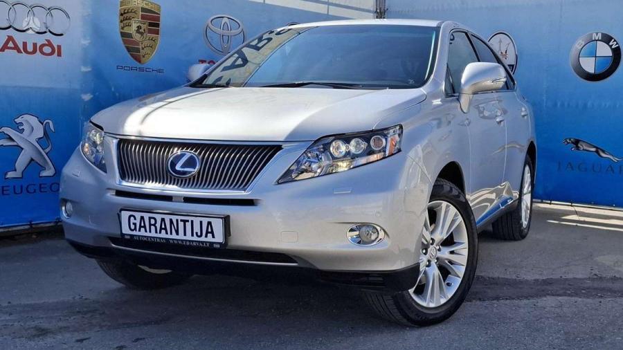 Pelēks Lexus RX 450h 2011 Šauļi, ar dzinēja tilpumu 3.46 L un nobraukumu 89 tūkst. km par 16900 €, foto 4 vietnē AUTOMOTO.COM.LV