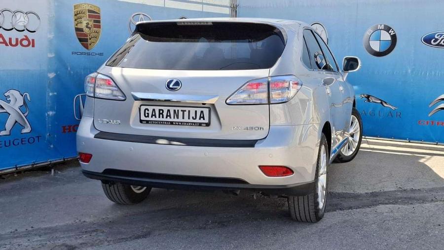 Pelēks Lexus RX 450h 2011 Šauļi, ar dzinēja tilpumu 3.46 L un nobraukumu 89 tūkst. km par 16900 €, foto 7 vietnē AUTOMOTO.COM.LV