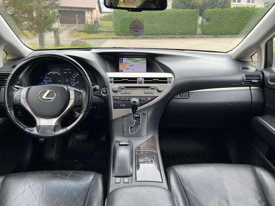 Pelēks Lexus RX 450h 2011 Viļņa, ar dzinēja tilpumu 3.30 L un nobraukumu 241 tūkst. km par 11600 €, foto 13 vietnē AUTOMOTO.COM.LV