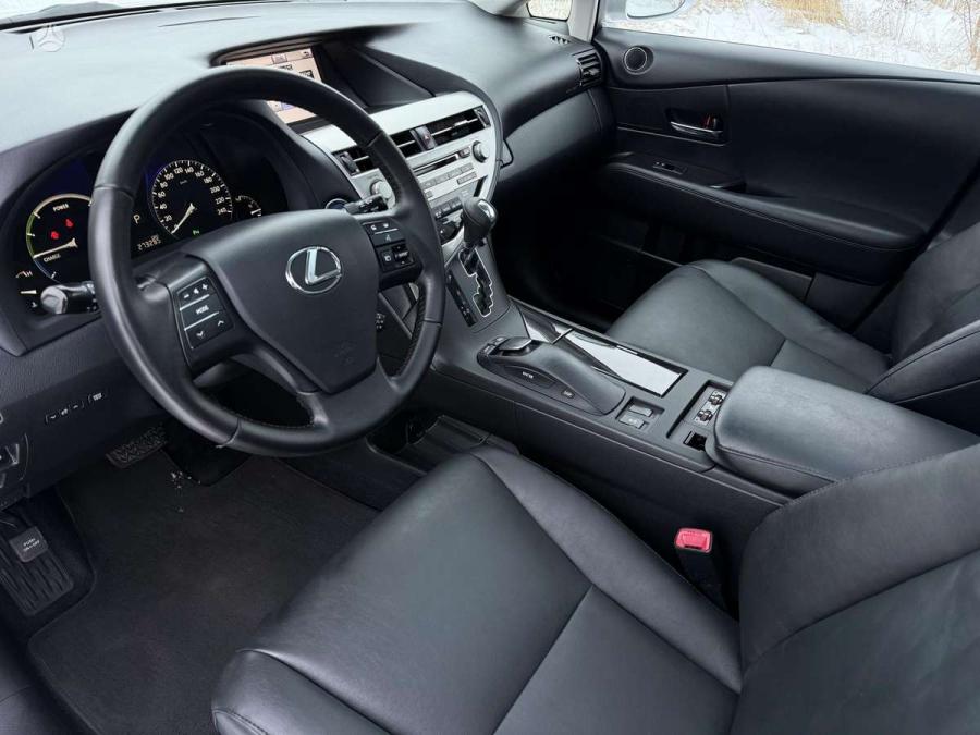 Grey Lexus RX 450h 2012 in Siauliai, with an engine capacity of 3.50 L and mileage of 273 thousand km for 13450 €, photo 13 on AUTOMOTO.COM.LV