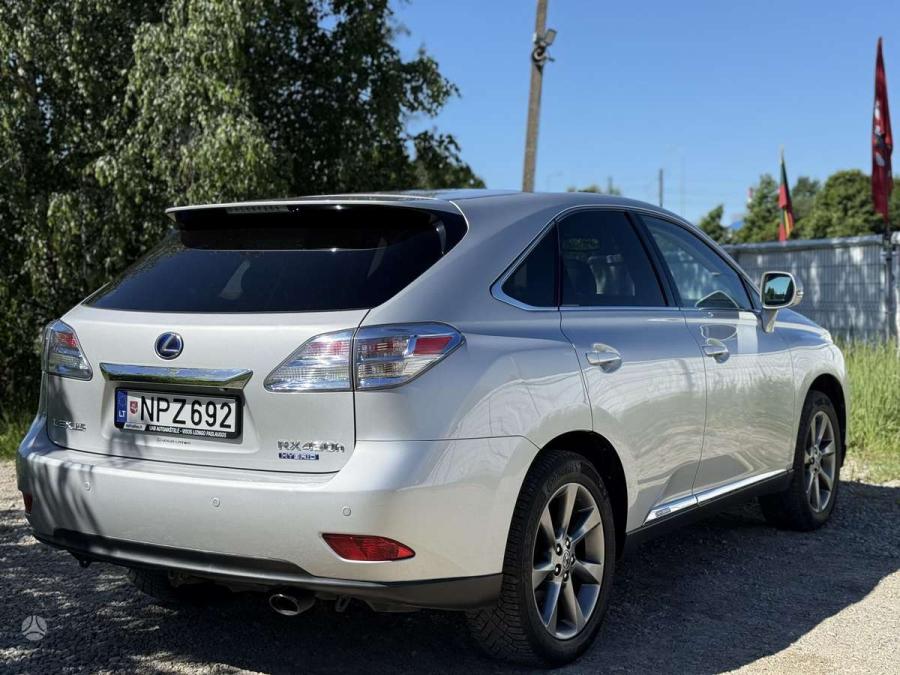 Pelēks Lexus RX 450h 2012 Šauļi, ar dzinēja tilpumu 3.50 L un nobraukumu 283 tūkst. km par 13450 €, foto 9 vietnē AUTOMOTO.COM.LV