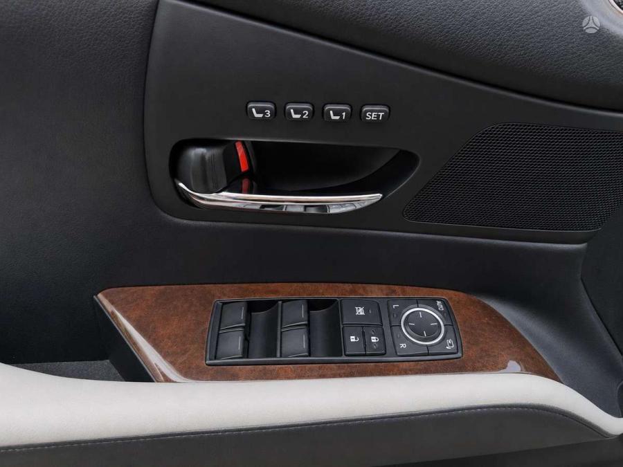 Pelēks Lexus RX 450h 2012 Mažeikiai, ar dzinēja tilpumu 3.50 L un nobraukumu 159 tūkst. km par 14000 €, foto 17 vietnē AUTOMOTO.COM.LV