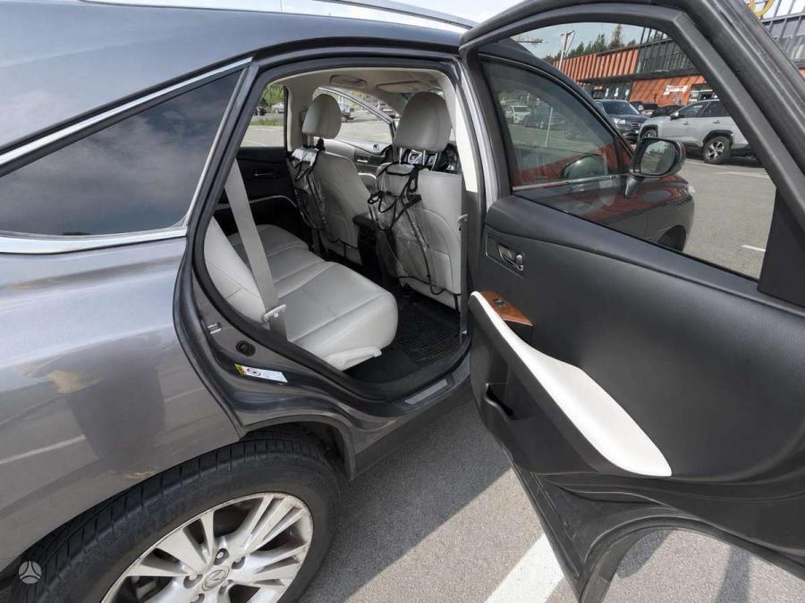 Pelēks Lexus RX 450h 2012 Mažeikiai, ar dzinēja tilpumu 3.50 L un nobraukumu 159 tūkst. km par 14000 €, foto 21 vietnē AUTOMOTO.COM.LV