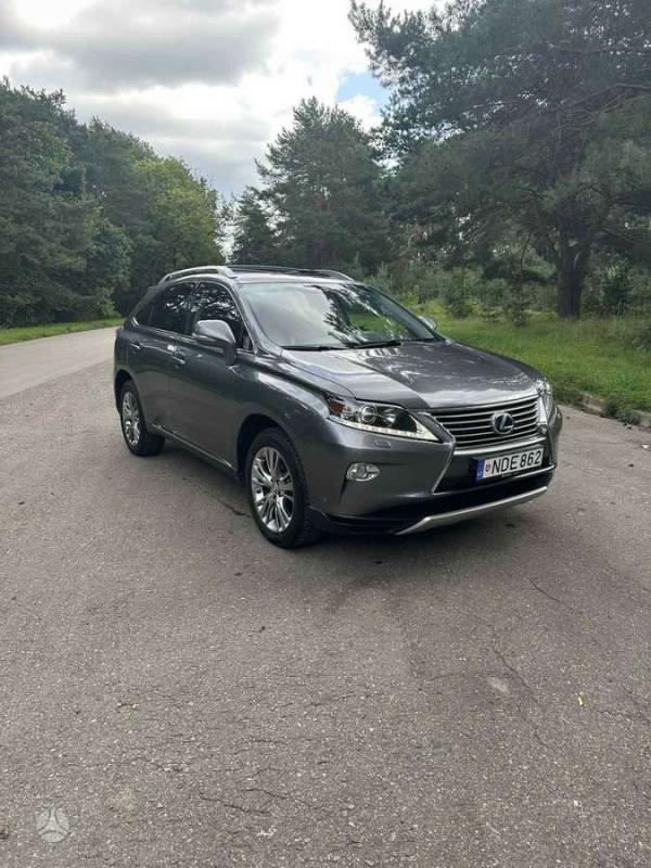 Pelēks Lexus RX 450h 2013 Kauņa, ar dzinēja tilpumu 3.46 L un nobraukumu 360 tūkst. km par 12200 €, foto 2 vietnē AUTOMOTO.COM.LV