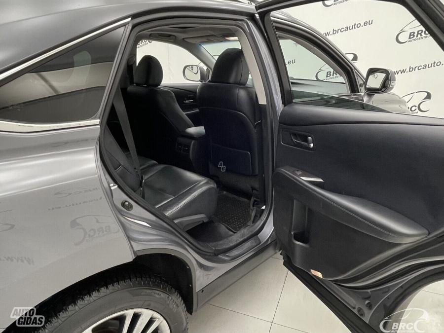Pelēks Lexus RX 450h 2013 Avižieniai, ar dzinēja tilpumu 3.50 L un nobraukumu 315 tūkst. km par 12900 €, foto 13 vietnē AUTOMOTO.COM.LV