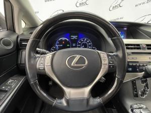 Pelēks Lexus RX 450h 2013 Avižieniai, ar dzinēja tilpumu 3.50 L un nobraukumu 315 tūkst. km par 12900 €, foto 30 vietnē AUTOMOTO.COM.LV