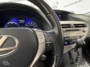 Pelēks Lexus RX 450h 2013 Avižieniai, ar dzinēja tilpumu 3.50 L un nobraukumu 315 tūkst. km par 12900 €, foto 31 vietnē AUTOMOTO.COM.LV