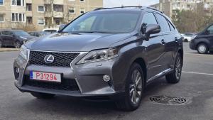 Grey Lexus RX 450h 2013 in Vilnius, with an engine capacity of 3.50 L and mileage of 106 thousand km for 18490 €, photo  on AUTOMOTO.COM.LV
