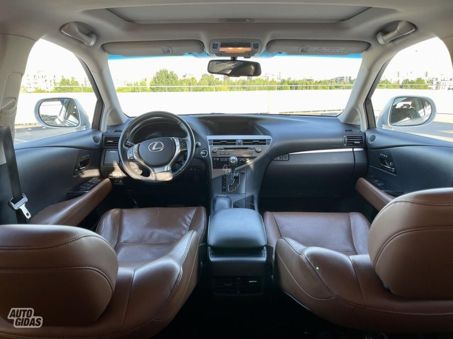 Pelēks Lexus RX 450h 2013 Viļņa, ar dzinēja tilpumu 3.50 L un nobraukumu 330 tūkst. km par 14800 €, foto 10 vietnē AUTOMOTO.COM.LV
