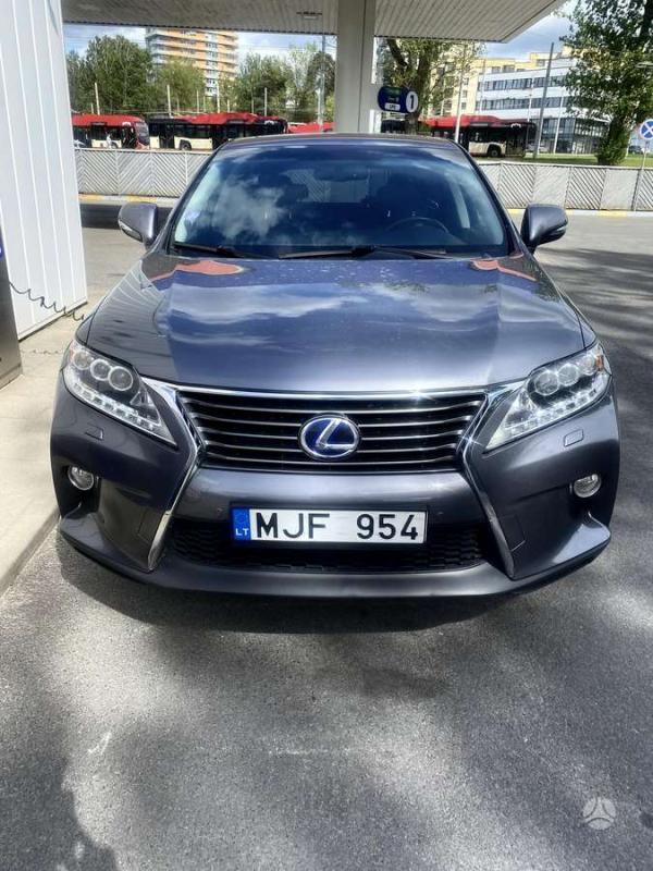 Pelēks Lexus RX 450h 2013 Viļņa, ar dzinēja tilpumu 3.46 L un nobraukumu 188 tūkst. km par 16700 €, foto 5 vietnē AUTOMOTO.COM.LV