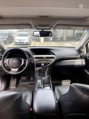 Grey Lexus RX 450h 2013 in Vilnius, with an engine capacity of 3.46 L and mileage of 188 thousand km for 16700 €, photo 8 on AUTOMOTO.COM.LV