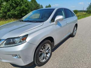 Grey Lexus RX 450h 2013 in Vilnius, with an engine capacity of 3.46 L and mileage of 239 thousand km for 14800 €, photo 4 on AUTOMOTO.COM.LV