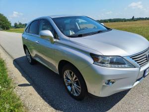 Grey Lexus RX 450h 2013 in Vilnius, with an engine capacity of 3.46 L and mileage of 239 thousand km for 14800 €, photo 8 on AUTOMOTO.COM.LV