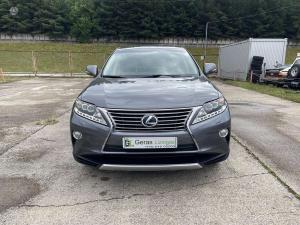 Grey Lexus RX 450h 2013 in Vilnius, with an engine capacity of 3.46 L and mileage of 201 thousand km for 14900 €, photo 3 on AUTOMOTO.COM.LV