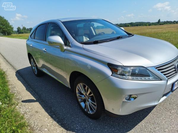 Grey Lexus RX 450h 2013 in Vilnius, with an engine capacity of 3.50 L and mileage of 239 thousand km for 14800 €, photo 7 on AUTOMOTO.COM.LV