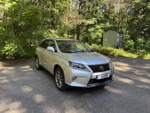 Grey Lexus RX 450h 2013 in Vilnius, with an engine capacity of 3.46 L and mileage of 144 thousand km for 15500 €, photo 4 on AUTOMOTO.COM.LV