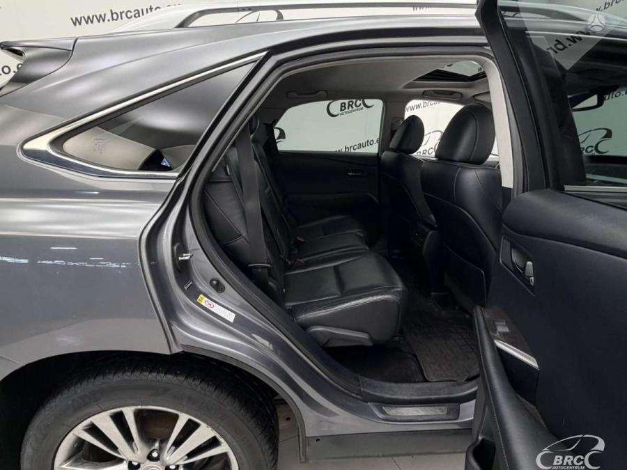 Grey Lexus RX 450h 2013 in Vilnius, with an engine capacity of 3.46 L and mileage of 315 thousand km for 10500 €, photo 12 on AUTOMOTO.COM.LV