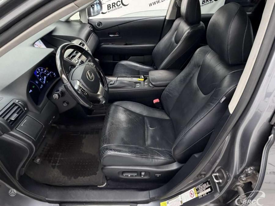 Grey Lexus RX 450h 2013 in Vilnius, with an engine capacity of 3.46 L and mileage of 315 thousand km for 10500 €, photo 23 on AUTOMOTO.COM.LV