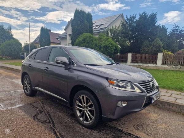 Grey Lexus RX 450h 2013 in Vilnius, with an engine capacity of 3.46 L and mileage of 241 thousand km for 11300 €, photo 4 on AUTOMOTO.COM.LV