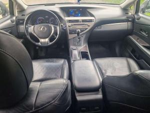 Grey Lexus RX 450h 2013 in Vilnius, with an engine capacity of 3.46 L and mileage of 241 thousand km for 11300 €, photo 10 on AUTOMOTO.COM.LV