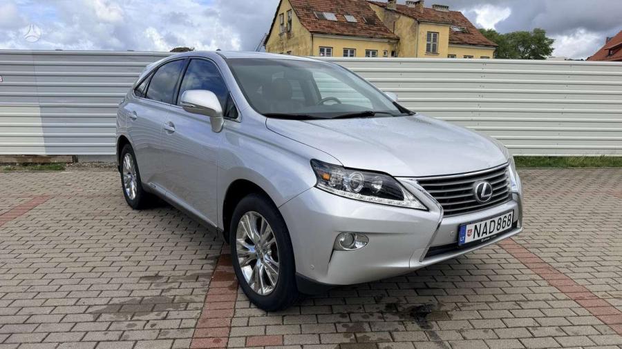 Pelēks Lexus RX 450h 2013 Klaipėda, ar dzinēja tilpumu 3.46 L un nobraukumu 165 tūkst. km par 15600 €, foto 10 vietnē AUTOMOTO.COM.LV