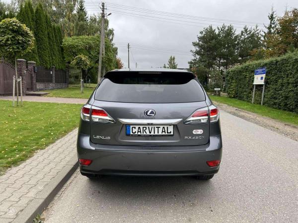Лексус RX 450h 2013 в Вильнюс на AUTOMOTO.COM.LV Серый Лексус RX 450h 2013 в Вильнюс, объемом двигателя 3.46 л и пробегом 241 тыс. км за 11899 €, фото 9 на AUTOMOTO.COM.LV