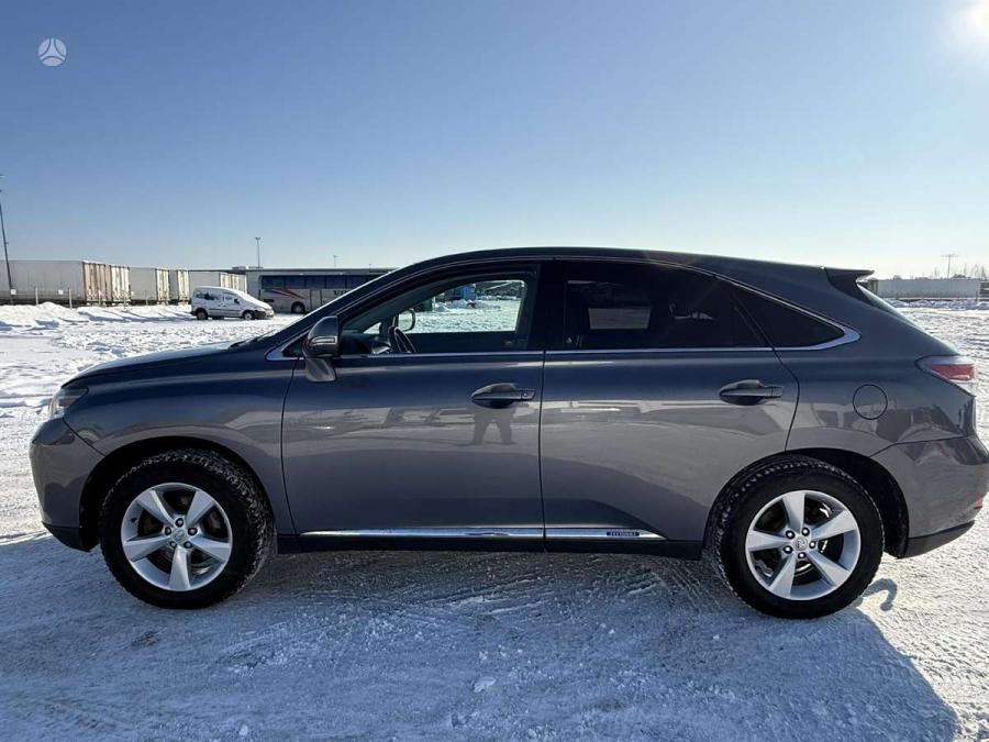 Grey Lexus RX 450h 2014 in Vilnius, with an engine capacity of 3.50 L and mileage of 306 thousand km for 6970 €, photo 2 on AUTOMOTO.COM.LV