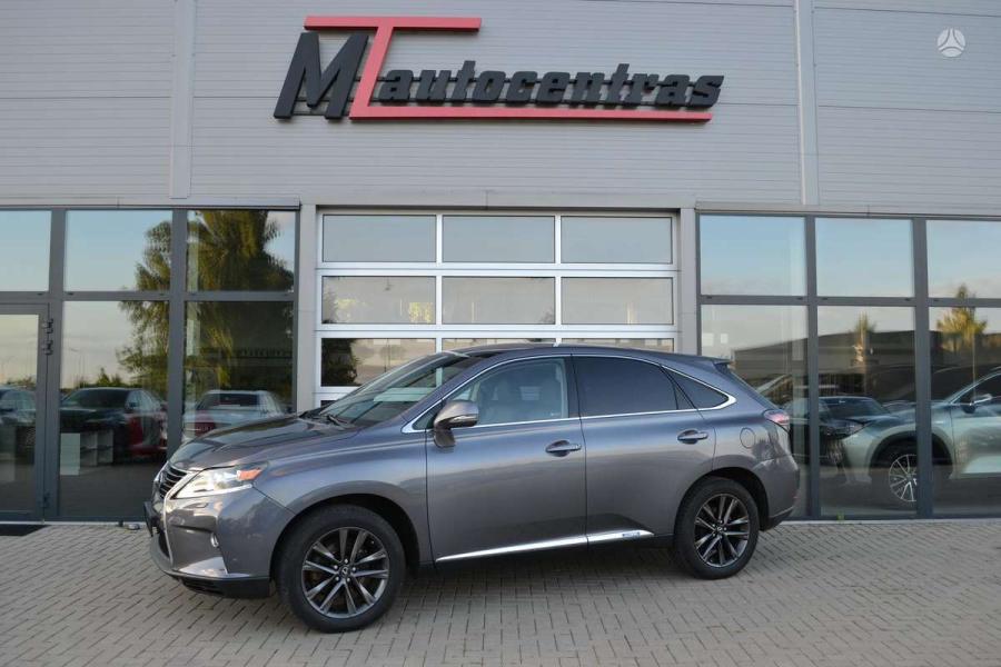 Pelēks Lexus RX 450h 2014 Viļņa, ar dzinēja tilpumu 3.46 L un nobraukumu 295 tūkst. km par 16000 €, foto 1 vietnē AUTOMOTO.COM.LV