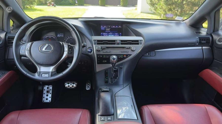 Pelēks Lexus RX 450h 2014 Viļņa, ar dzinēja tilpumu 3.46 L un nobraukumu 229 tūkst. km par 17950 €, foto 22 vietnē AUTOMOTO.COM.LV