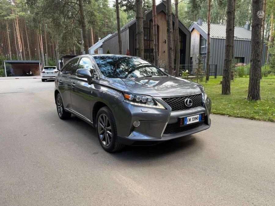 Grey Lexus RX 450h 2014 in Vilnius, with an engine capacity of 3.46 L and mileage of 270 thousand km for 17500 €, photo 3 on AUTOMOTO.COM.LV