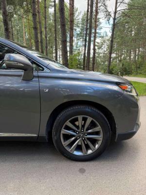 Grey Lexus RX 450h 2014 in Vilnius, with an engine capacity of 3.46 L and mileage of 270 thousand km for 17500 €, photo 5 on AUTOMOTO.COM.LV