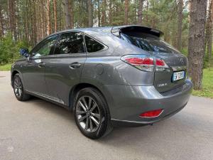 Grey Lexus RX 450h 2014 in Vilnius, with an engine capacity of 3.46 L and mileage of 270 thousand km for 17500 €, photo 9 on AUTOMOTO.COM.LV