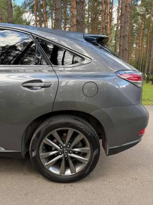 Grey Lexus RX 450h 2014 in Vilnius, with an engine capacity of 3.46 L and mileage of 270 thousand km for 17500 €, photo 11 on AUTOMOTO.COM.LV