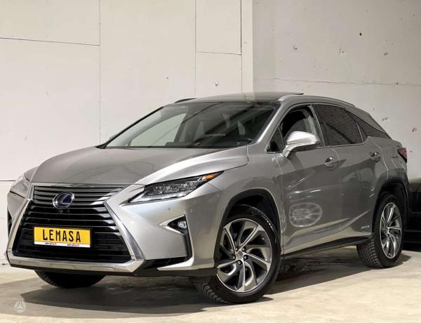 Grey Lexus RX 450h 2016 in Klaipeda, with an engine capacity of 3.46 L and mileage of 225 thousand km for 25500 €, photo 10 on AUTOMOTO.COM.LV